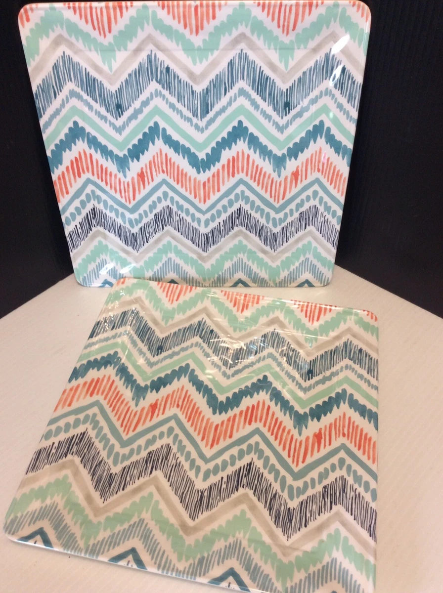 Aqua Chevron Pattern
