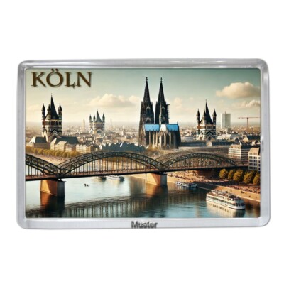 Souvenir Foto Magnet + Köln Deutschland + Cologne Dreams + Fotomagnet ...