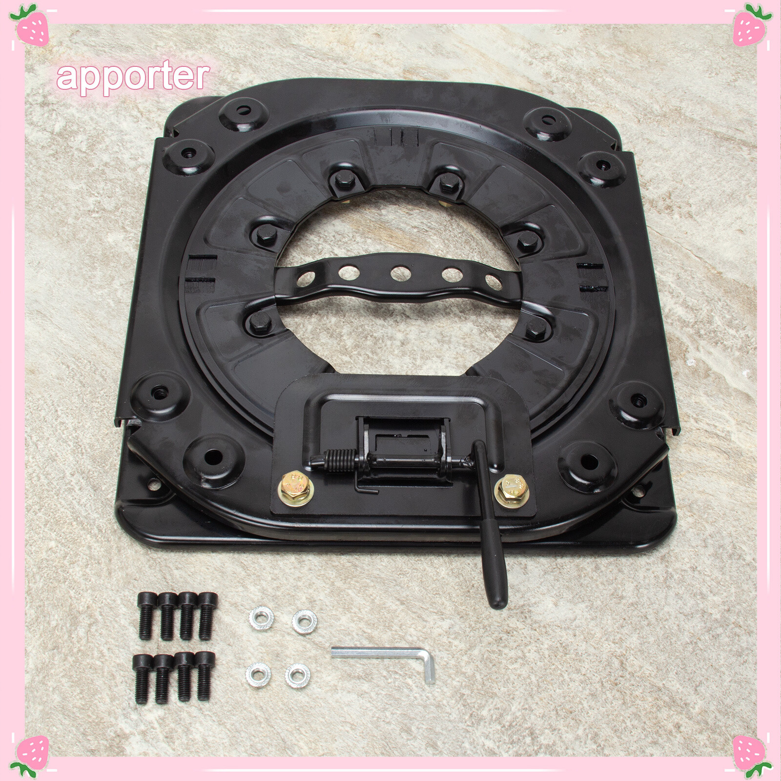 1x Universal Seat Swivel Base Turntable on Campervan Motorhome ...
