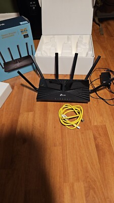 TP-Link Archer AX4400 Mesh Dual Band 6-Stream Router - Black ...