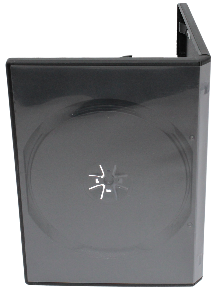 Standard Black DVD 3-Disc Replacement Case 14mm Premium Movie Storage ...