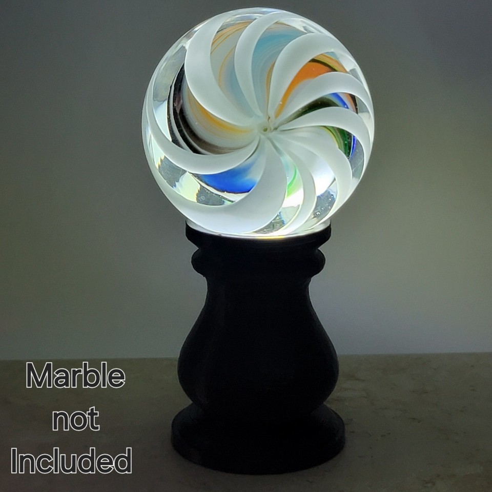 Black LED Marble Display For Up To 1.5"- 2" Marbles - Lot #5156 | eBay