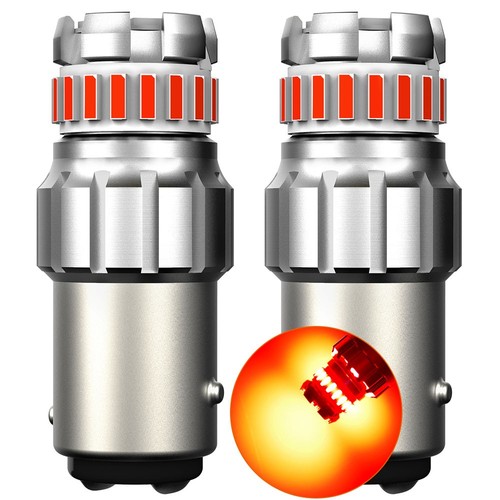 2pcs 1157 2057 BAY15D 2357 7528 LED Bulbs Red Tail Stop Brake Turn ...