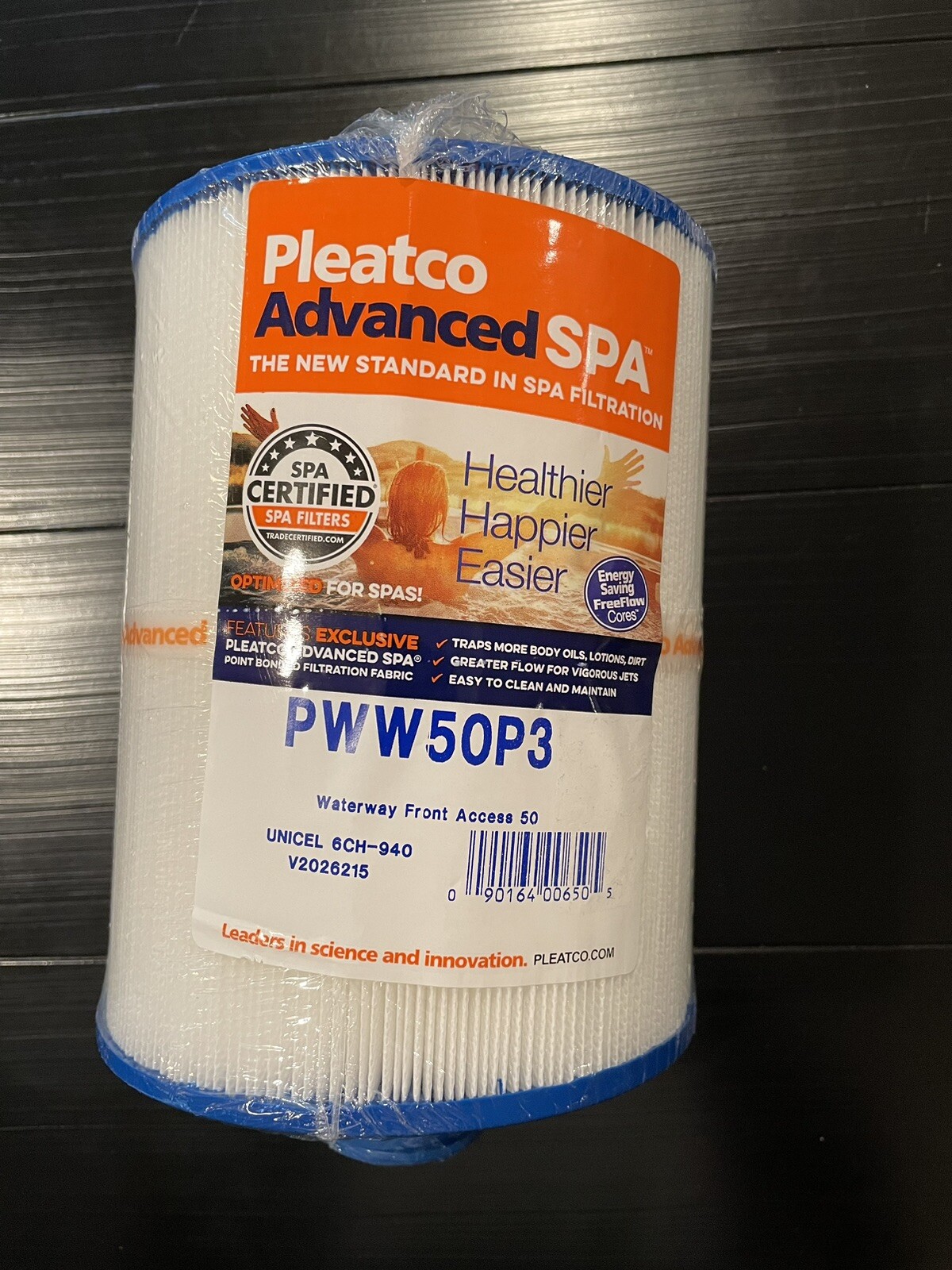 Pleatco Hot Tub Spa Cartridge Filter Waterway Front PWW50P3 6CH940 FC ...
