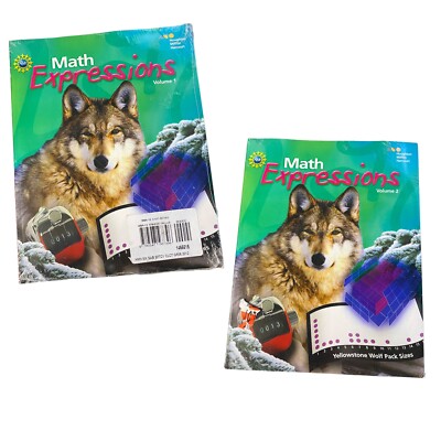 HMH Math Expressions Grade 6 Student Activity Book Vol. 1 and 2 ...