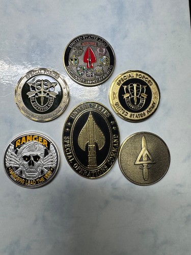 The United States Army Special Operations Command Challenge Coin set | eBay