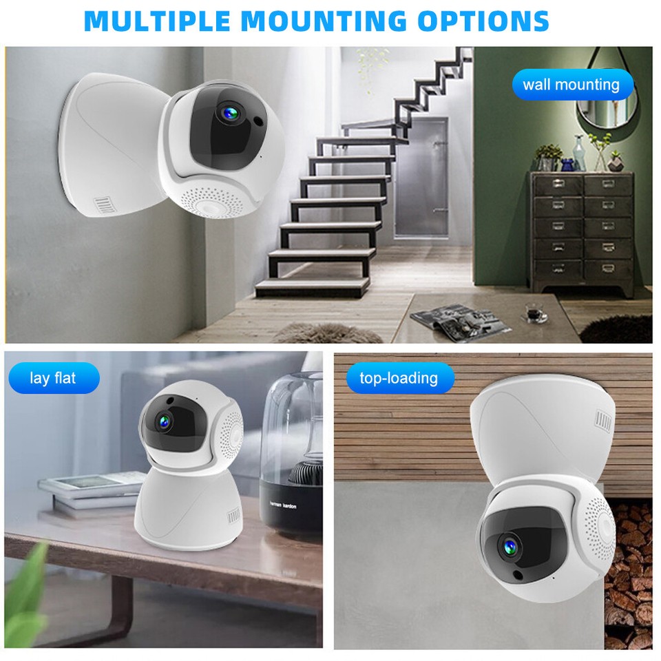 2x YIIOT App 5G Wifi IP Security Camera Smart Night Vision Outdoor ...