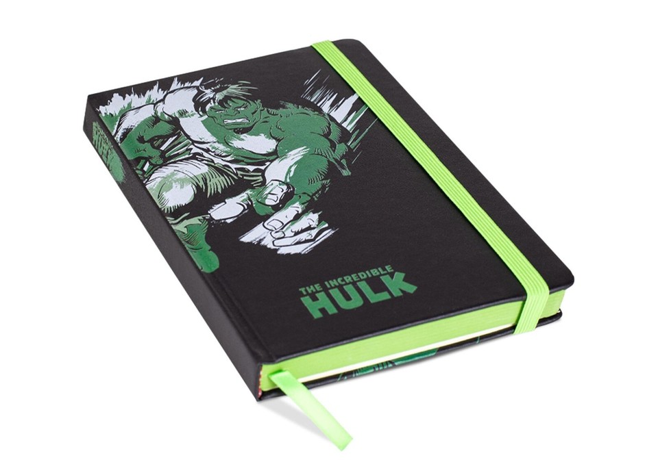 Marvel Hulk Hardback Notebook Brand New A5 lined kids and adults gift ...
