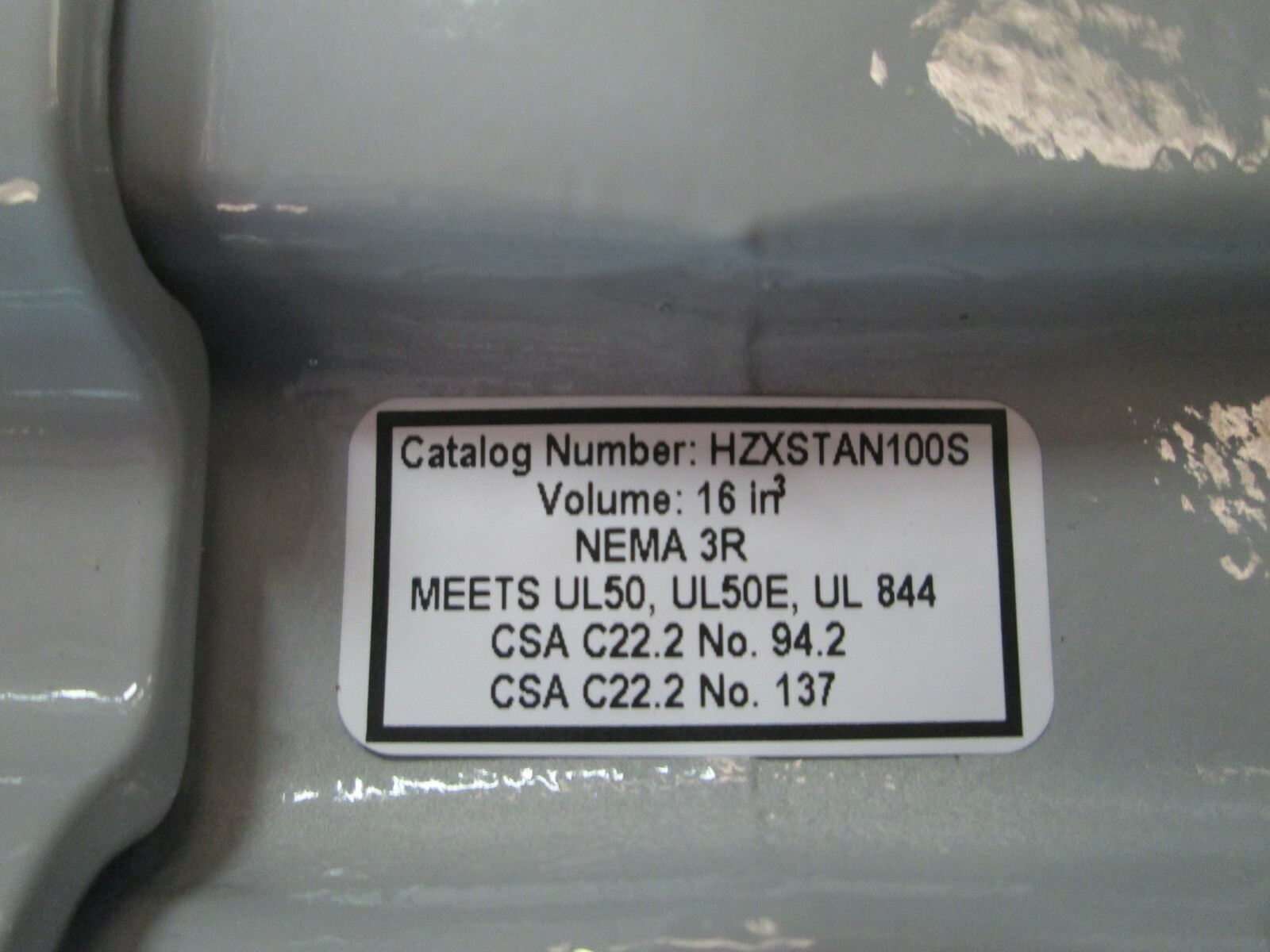 Dialight Stanchion Mount Junction Box P/N: HZX-STAN-100S For 1" Pipe ...
