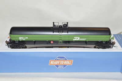 HO Athearn Burlington Northern RR 62' tank car train fuel tender for ...