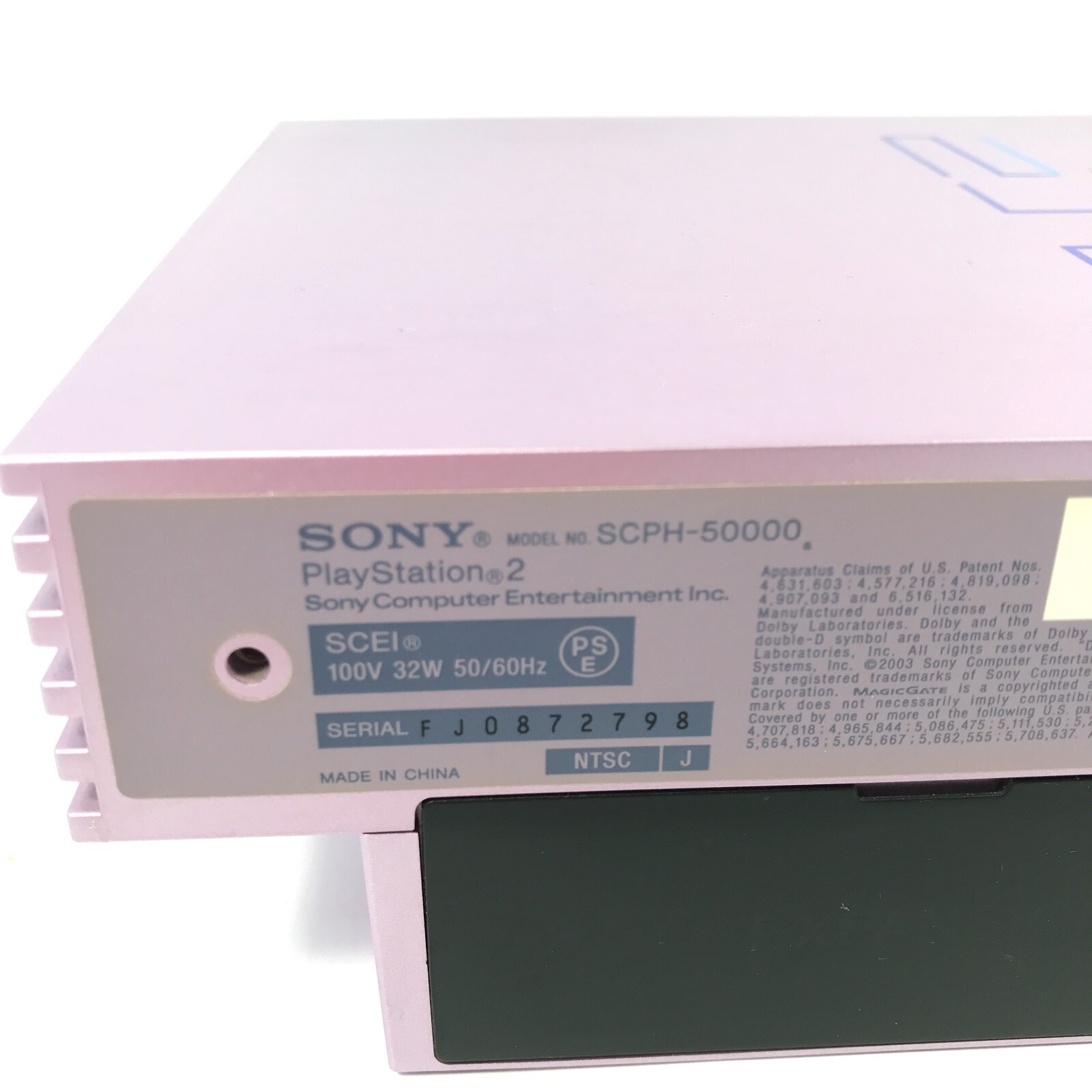 [Great] Sony PlayStation 2 PS2 Console only SCPH-50000 Sakura Pink ...