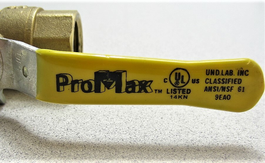 Promax B16.44 Ball Valve 2-Way 1" NPT Threaded Ends 600 WOG - for sale ...