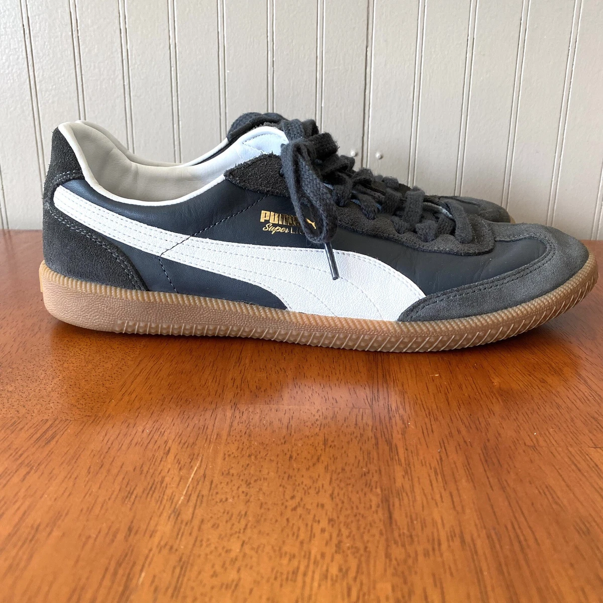 Puma Super Liga OG Retro, Grey/Cream, Super Sick
