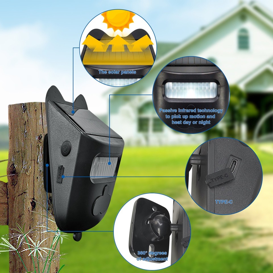 Wireless Driveway Alarm Door Chimes Solar Driveway Alarm Infrared ...
