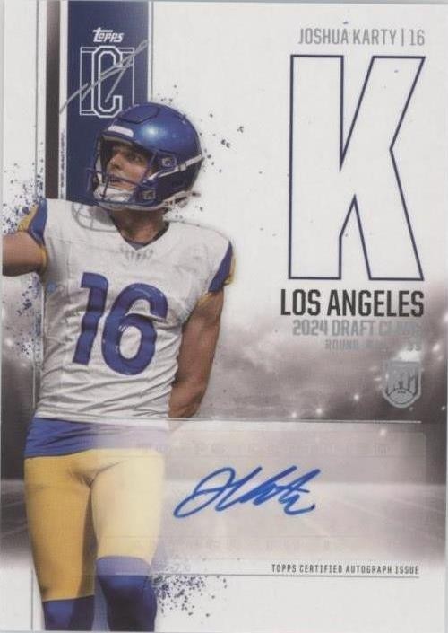 2024 Topps Signature Class - Rookie Class Autographs Joshua Karty #RCA ...