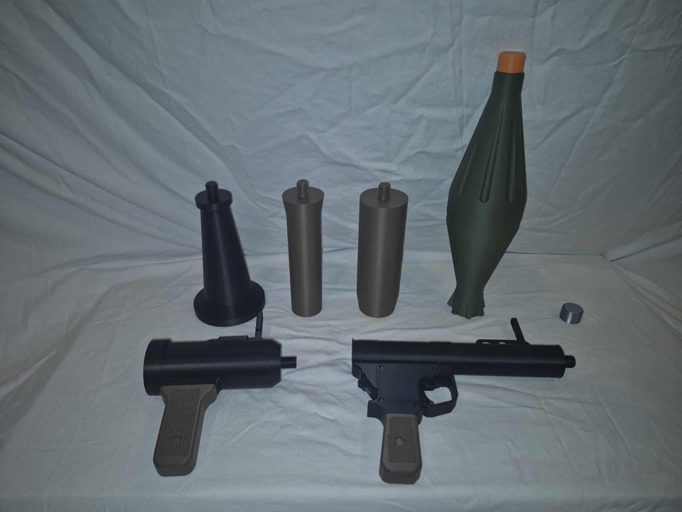 RPG Bazooka Rocket Launcher RPG-7 Prop 1:1 Scale Full Size Print 3D ...