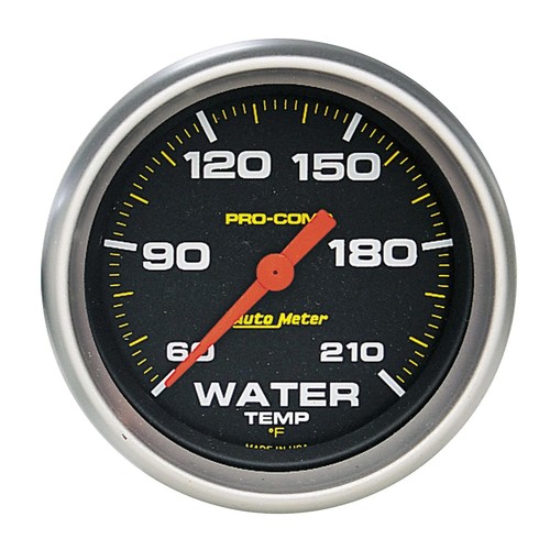 Auto Meter Pro Comp 2-5/8in Water Temp 60-210 Mech. | eBay