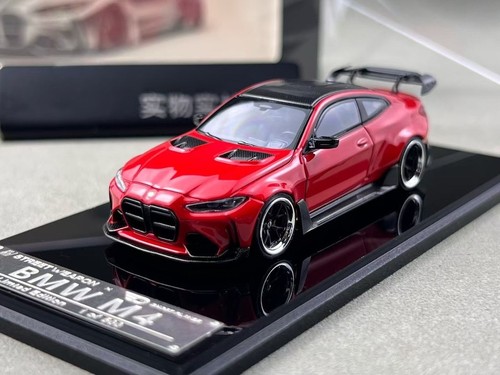 AL SW 1:64 Red M4 ADRO BODY KIT Coupe Sports Model Diecast Collect Car ...