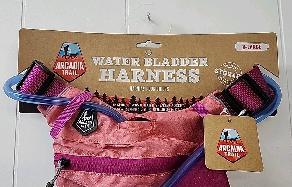Arcadia Trail Water Bladder Harness Pink X-Large | eBay