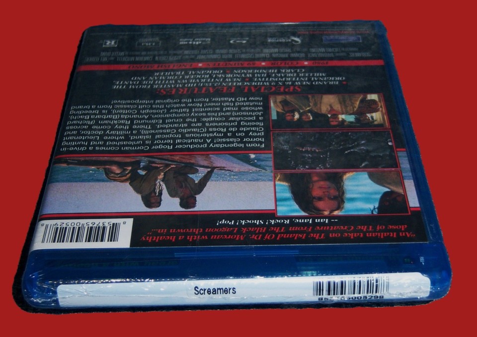 NEW RARE OOP SCORPION BARBARA BACH MEL FERRER SCREAMERS CULT MOVIE BLU ...