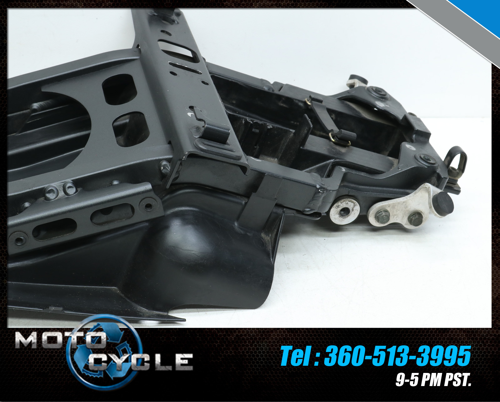 2005 KAWASAKI ZX6R ZX636 ZX6 636 SUBFRAME STUNT SUB FRAME REAR 05 06 K1 ...