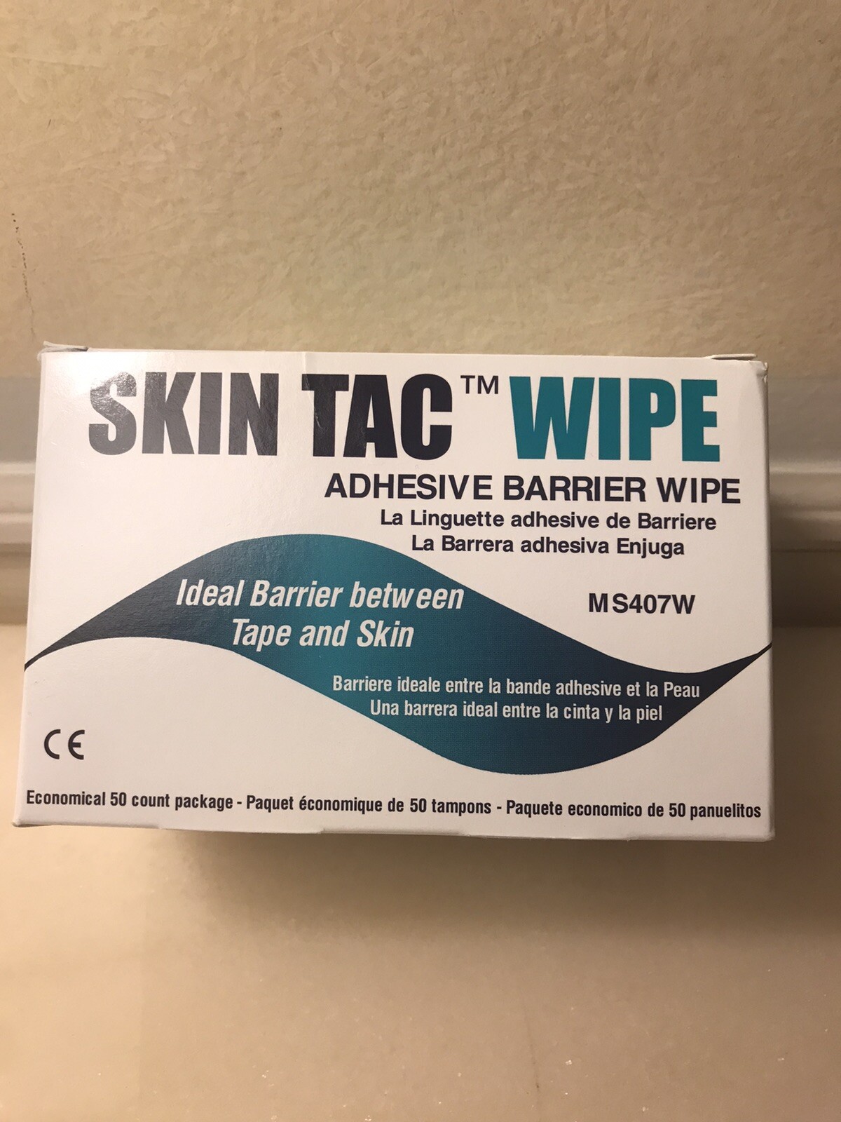 New Skin Tac Adhesive Barrier Wipe 50 Counts MS407W | eBay