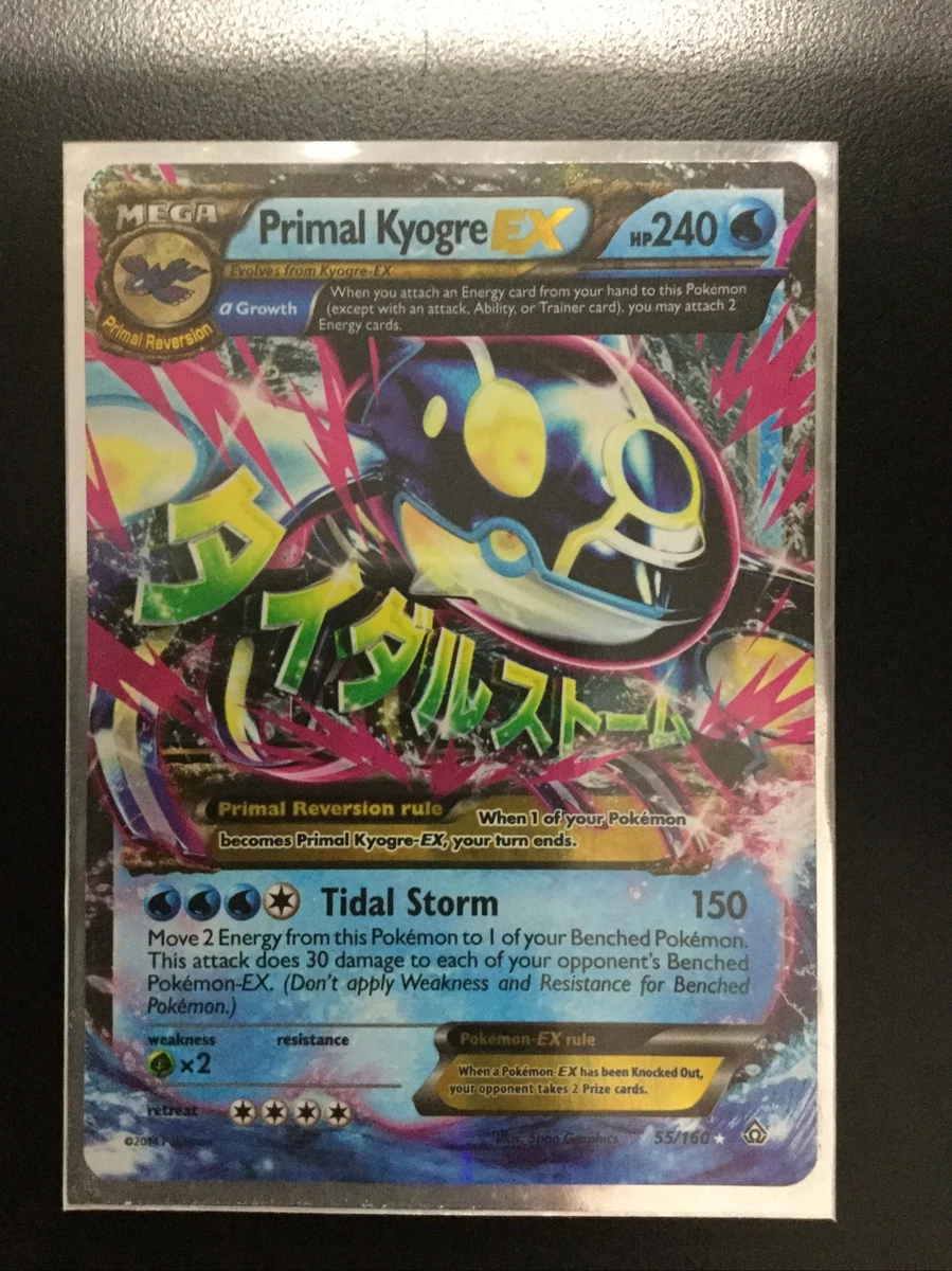 Alpha Kyogre Pokemon Card Ex