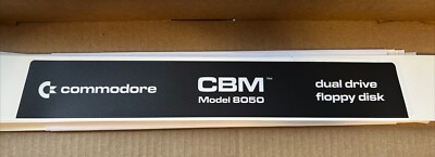 Commodore PET Dual Floppy Disk Drive Model 8050 Replacement Label | eBay