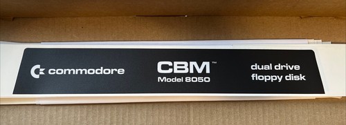 Commodore PET Dual Floppy Disk Drive Model 8050 Replacement Label | eBay