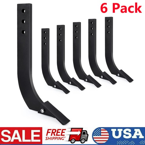 6x 16'' Box Blade Ripper Shank 3 Holes Box Scraper Shank Scarifier ...