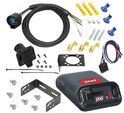 Pro Series POD Brake Controller For 21-23 F-150 w/ 7-Way Trailer Wiring ...