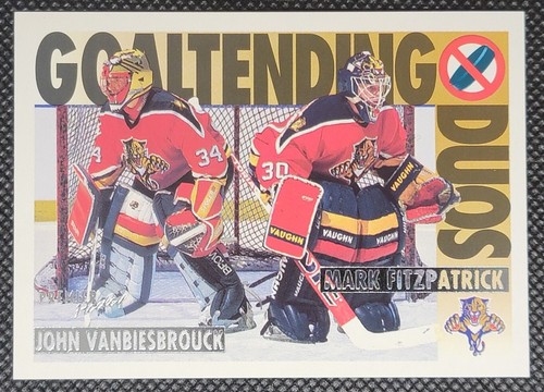 1994-95 Topps Premier Goaltending Duos John Vanbiesbrouck, Mark ...