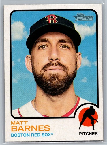 2022 Topps Heritage Baseball #376 Matt Barnes Boston Red Sox | eBay