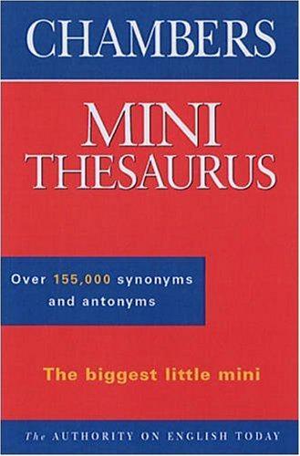 The Chambers Mini Thesaurus | eBay