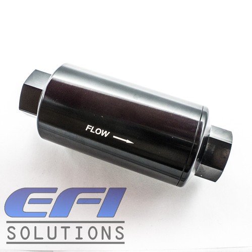 Pro Fuel Filter Billet 30 Micron AN12 ORB (Black) Inline E85 66-2042 | eBay