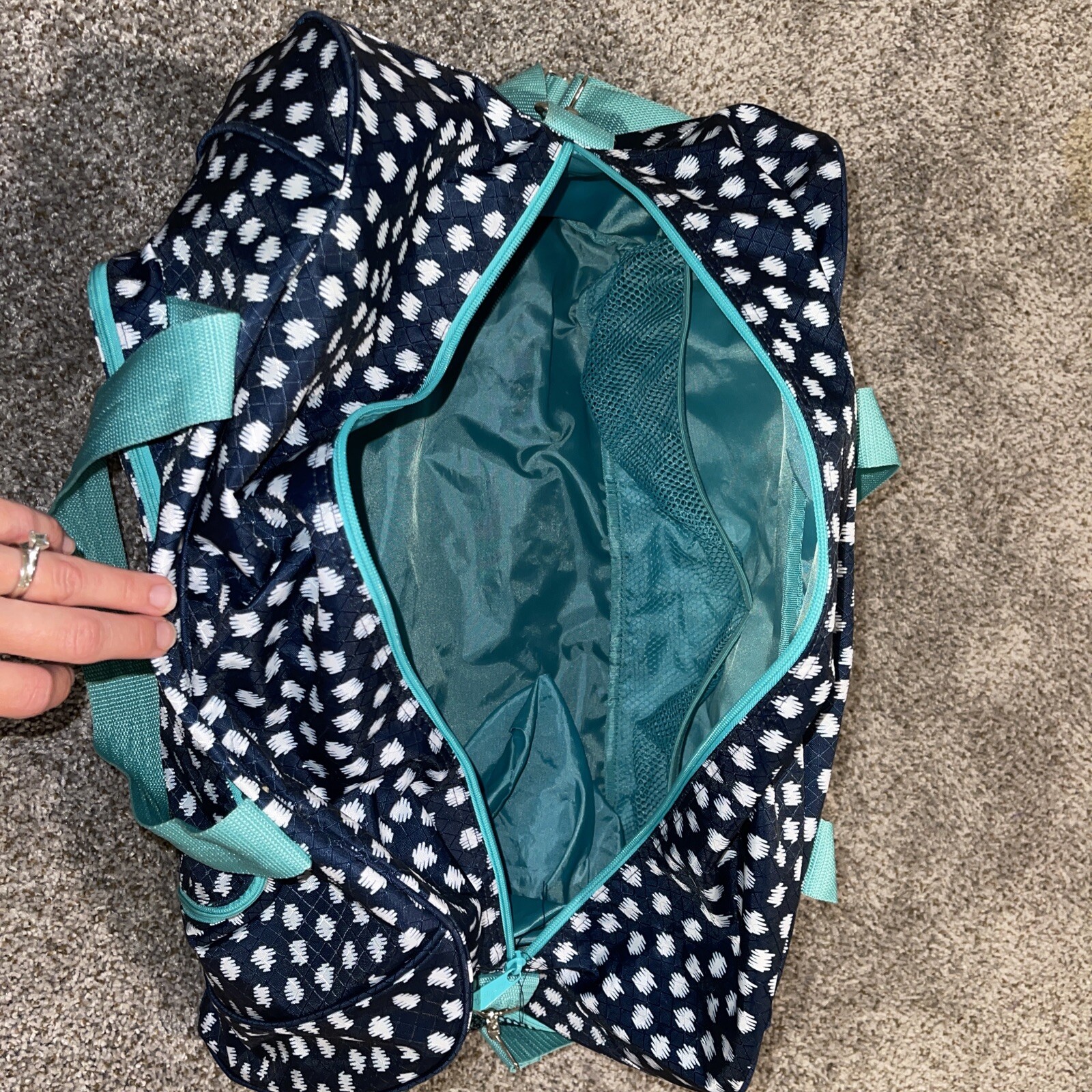 thirty one Large Duffle bag: Olivia Personalization With Basketball | eBay