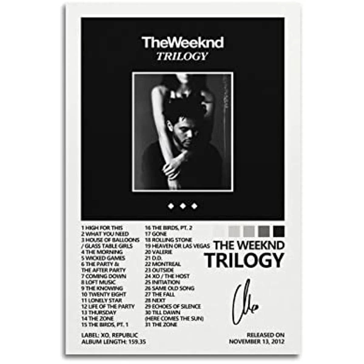 The Weeknd Album Covers