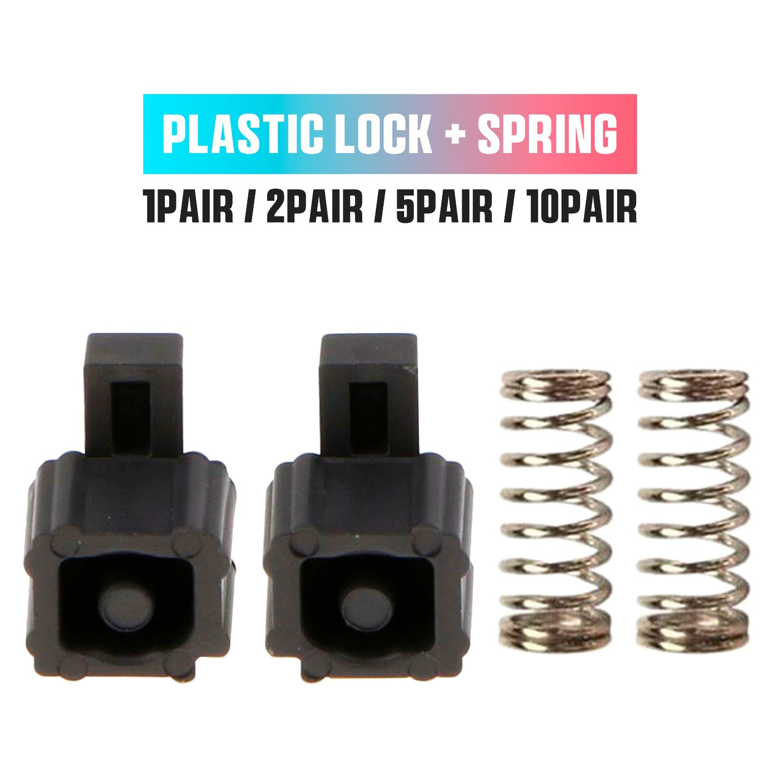 Lot 1 Pair OEM Slider Lock Buckles Latch Springs For Nintendo Switch ...