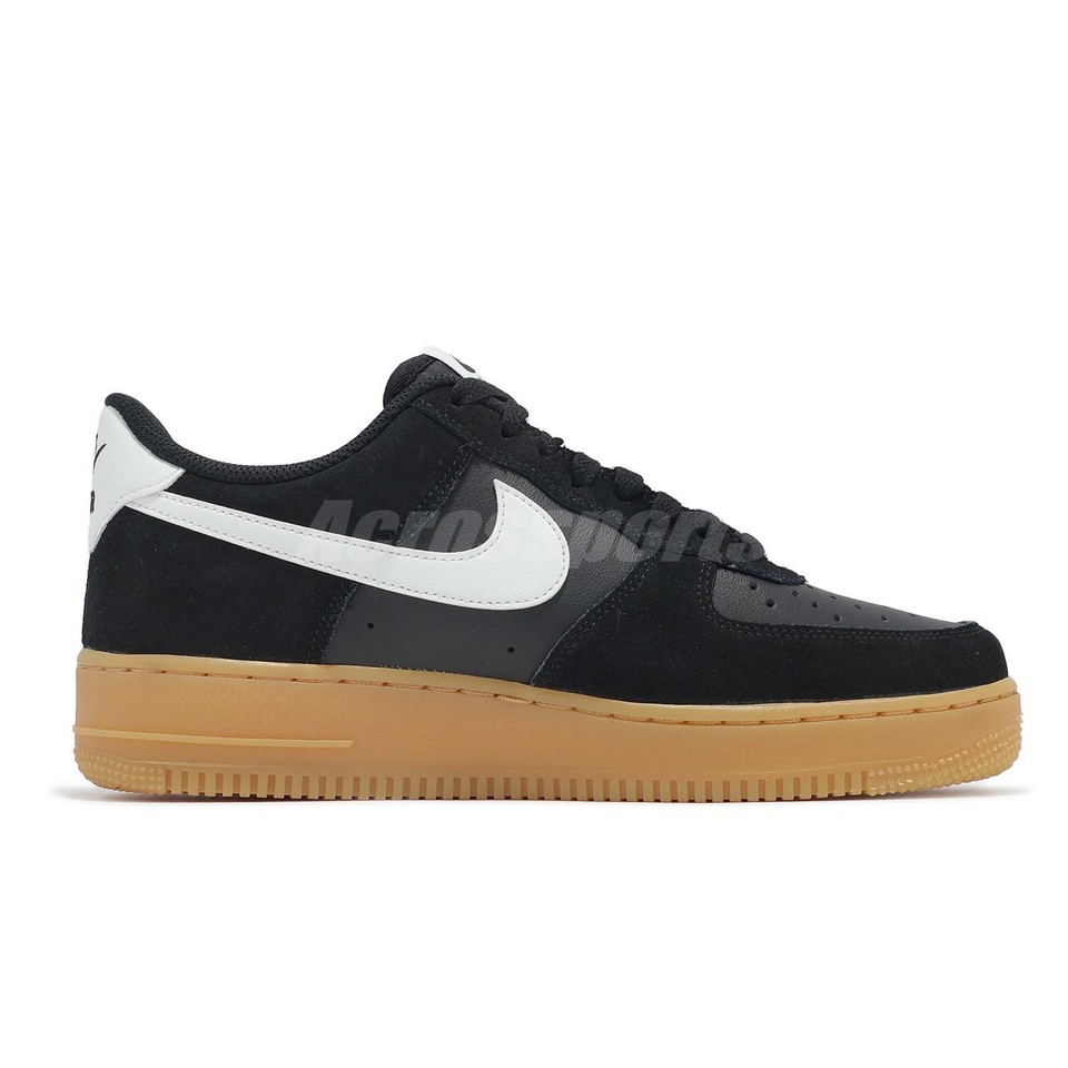 Nike Air Force 1 07 LV8 AF1 Gum Pack Black Men Casual LifeStyle Shoes ...