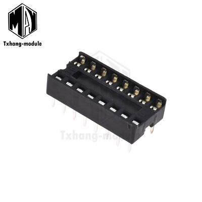 20PCS 16-Pin 16pins DIL DIP IC Socket PCB Mount Connector NEW GOOD ...