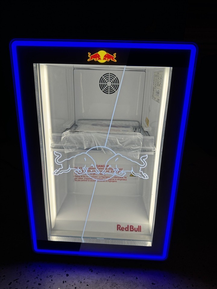 New Red Bull Mini Fridge GDC Baby ECO Commercial LED Refrigerator | eBay