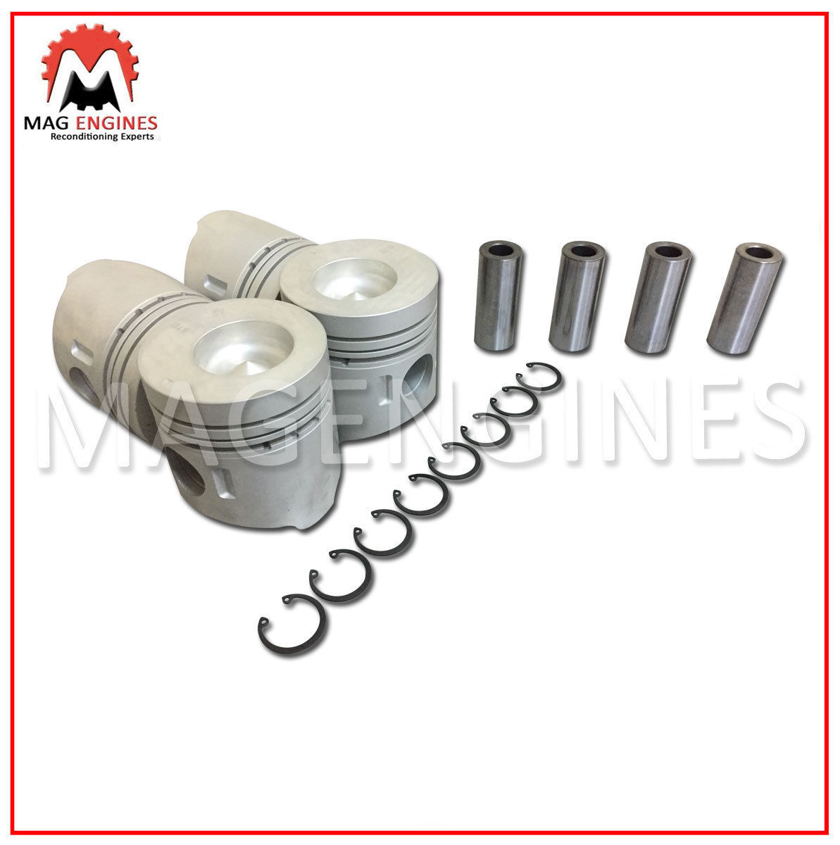 PISTON & RING SET MITSUBISHI 4D32 FOR CANTER FUSO TRUCK 3.6 LTR DIESEL ...