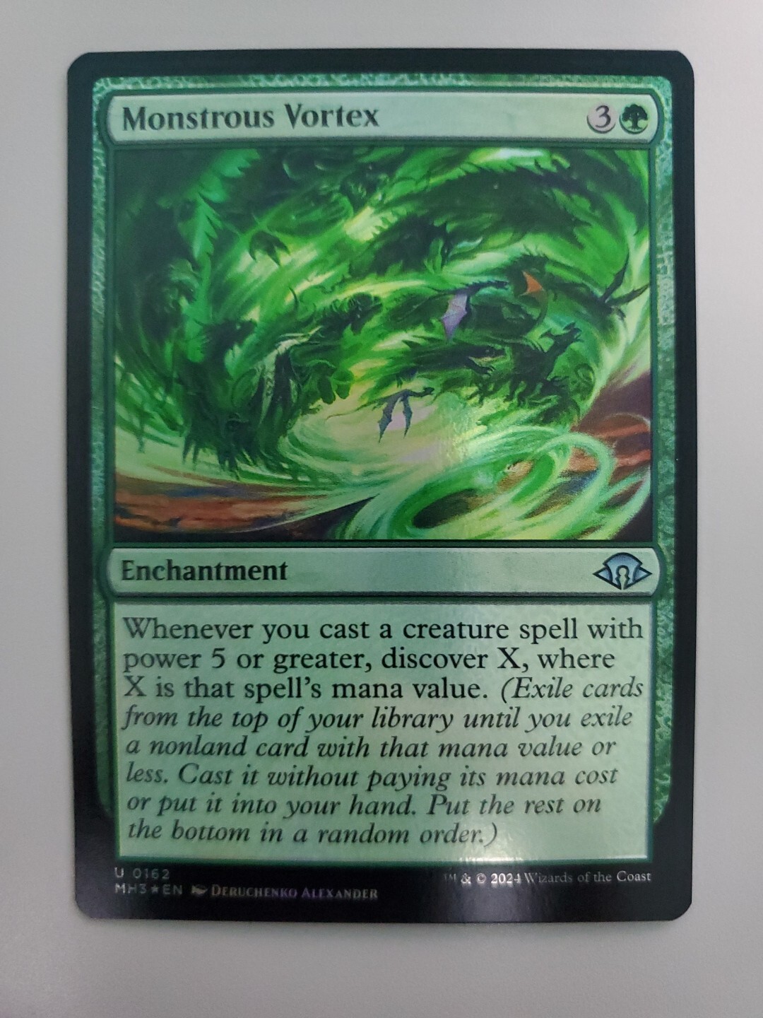 MTG Monstrous Vortex Modern Horizons 3 0162 Foil Uncommon | eBay