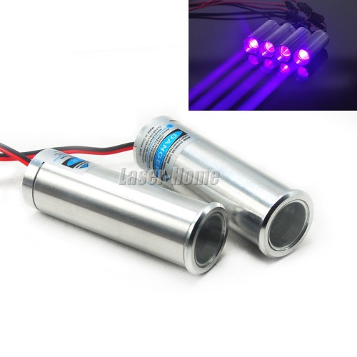 2pcs Blue/Violet 405nm 250mW Fat Beam Dot Laser Diode Module Bar KTV ...