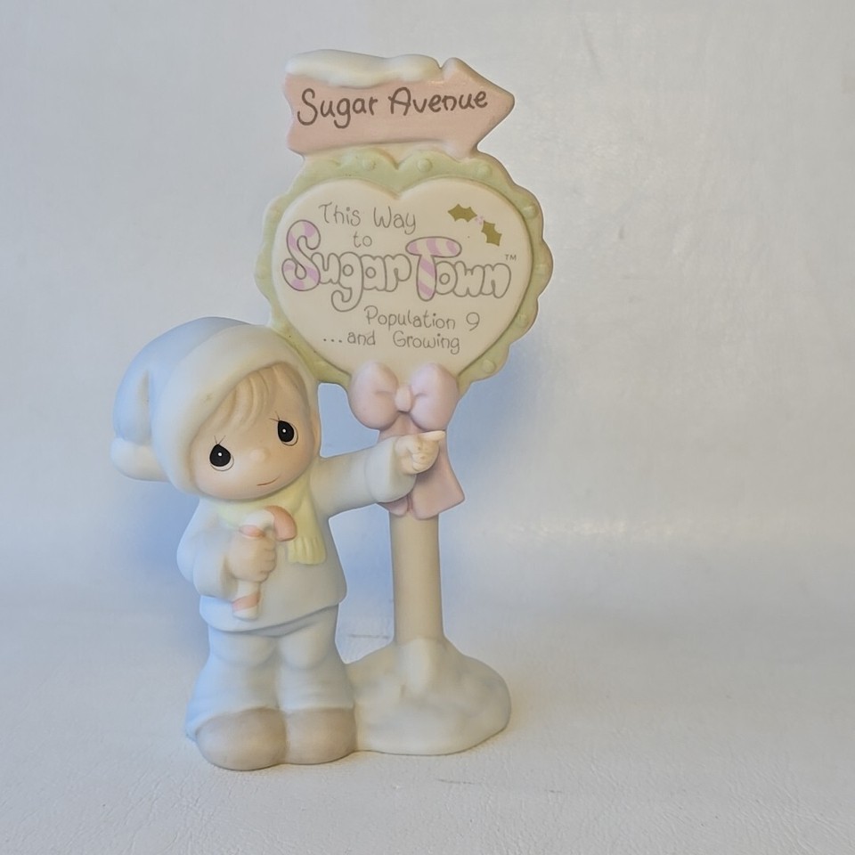 🚨Precious Moments # 529443 Sugar Town Car Boy Dr. Sam Sugar Stork 10 ...
