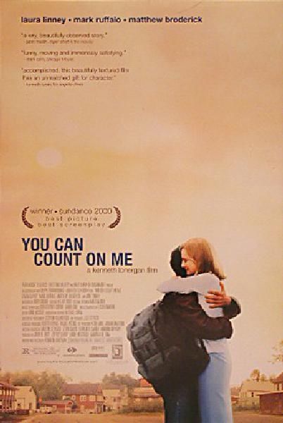 You Can Count On Me Movie Poster 27x40 S/S Broderick Mark Ruffalo Laura ...