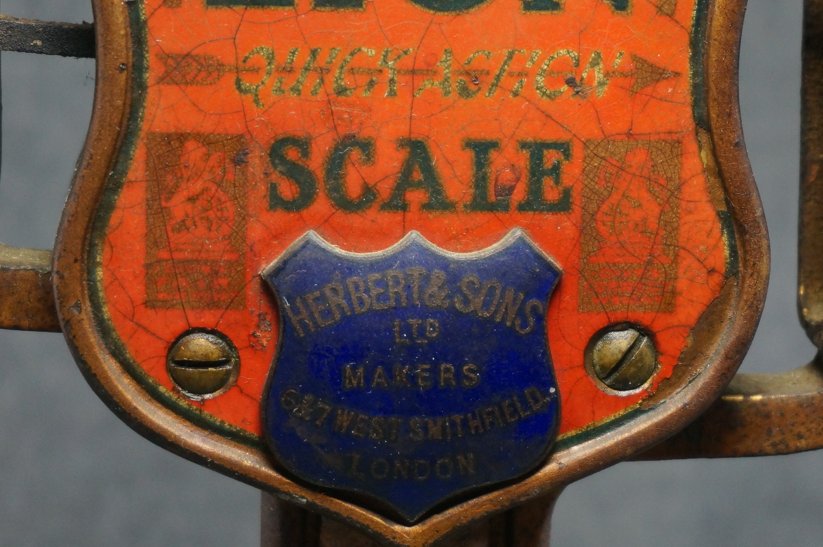 LION QUICK ACTION Balance SCALE 4 LB. - Herbert & Sons Ltd. LONDON ...