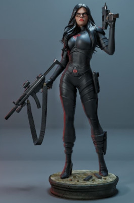 Painted Baroness Statue 1/4 Figure | eBay