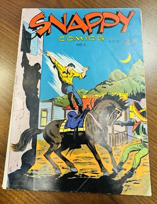 1945 Snappy Comics #1 Comic Book | eBay