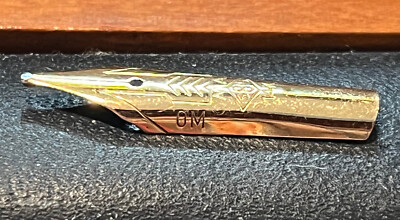 RARE NIB! OMAS 1990s OBLIQUE MEDIUM 14K nib for smaller Dama pens | eBay